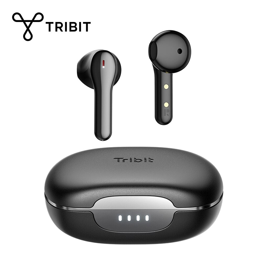 Tribit FlyBuds C2 trådløse Bluetooth-øretelefoner 4 mikrofoner Opkalds ...